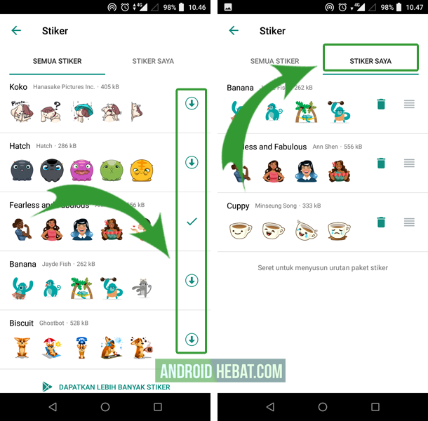Cara Menambah dan Menggunakan Whatsapp Sticker – AndroidHebat