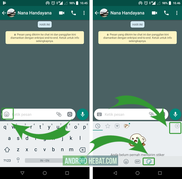 Cara Menambah dan Menggunakan Whatsapp Sticker – AndroidHebat
